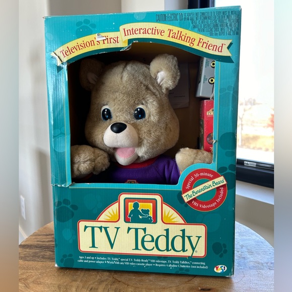 YES | Toys | Nwt Vintage 99s Tv Teddy Toy Never Opened Great Collector ...